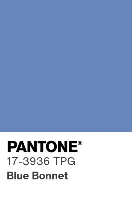 PANTONE 17-3936 TPG Blue Bonnet - Pantone色号库|Pantone潘通中国官网