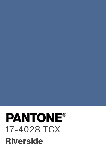PANTONE 17-4028 TCX Riverside - Pantone色号库|Pantone潘通中国官网