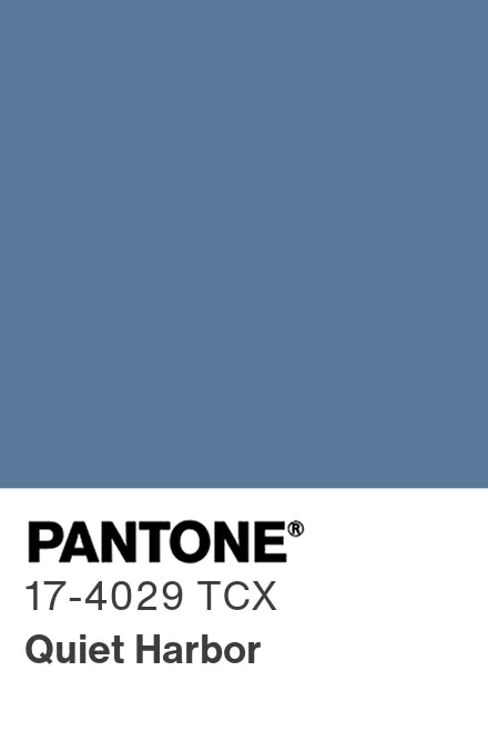 PANTONE 17-4029 TCX Quiet Harbor - Pantone色号库|Pantone潘通中国官网