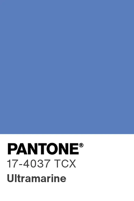 PANTONE 17-4037 TCX Ultramarine - Pantone色号库|Pantone潘通中国官网