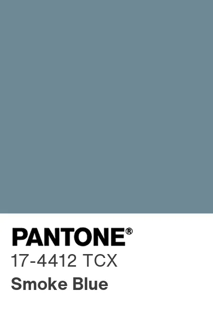 PANTONE 17-4412 TCX Smoke Blue - Pantone色号库|Pantone潘通中国官网