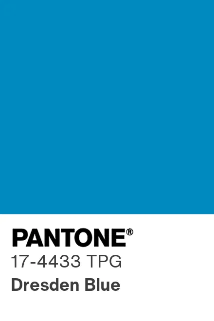 PANTONE 17-4433 TPG Dresden Blue - Pantone色号库|Pantone潘通中国官网