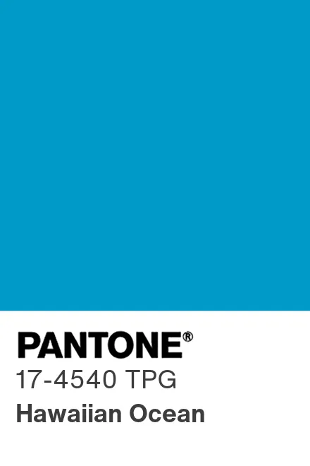 PANTONE 17-4540 TPG Hawaiian Ocean - Pantone色号库|Pantone潘通中国官网