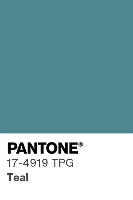 PANTONE 17-4919 TPG Teal - Pantone色号库|Pantone潘通中国官网