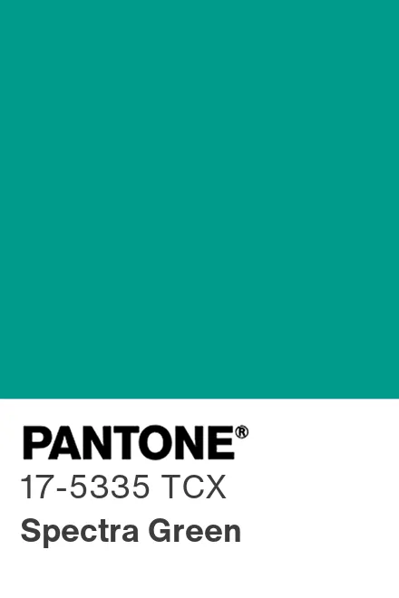 PANTONE 17-5335 TCX Spectra Green - Pantone色号库|Pantone潘通中国官网