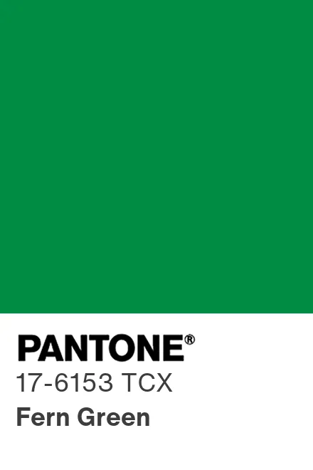 PANTONE 17-6153 TCX Fern Green - Pantone色号库|Pantone潘通中国官网