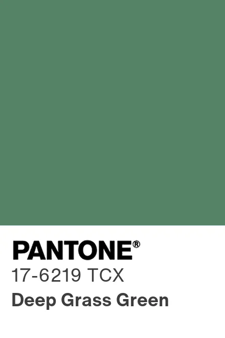 PANTONE 17-6219 TCX Deep Grass Green - Pantone色号库|Pantone潘通中国官网
