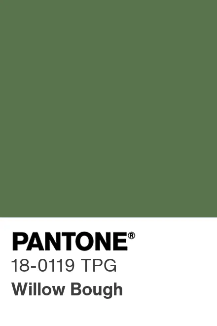 PANTONE 18-0119 TPG Willow Bough - Pantone色号库|Pantone潘通中国官网