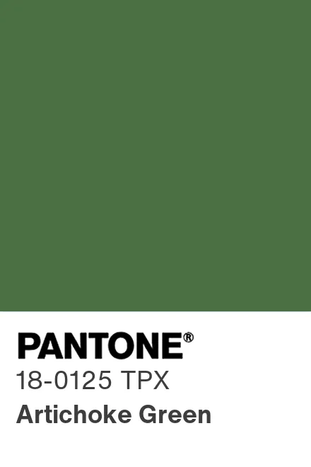 PANTONE 18-0125 TPX Artichoke Green - Pantone色号库|Pantone潘通中国官网