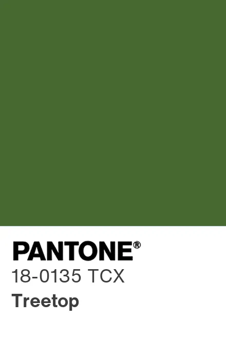PANTONE 18-0135 TCX Treetop - Pantone色号库|Pantone潘通中国官网