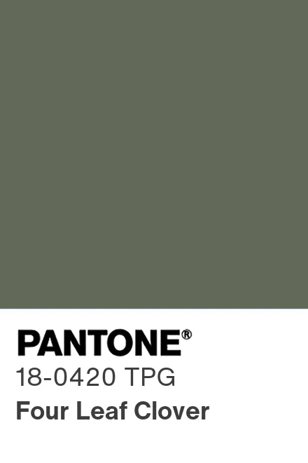 PANTONE 18-0420 TPG Four Leaf Clover - Pantone色号库|Pantone潘通中国官网