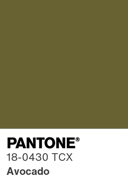 PANTONE 18-0430 TCX Avocado - Pantone色号库|Pantone潘通中国官网