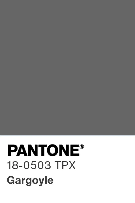 PANTONE 18-0503 TPG Gargoyle - Pantone色号库|Pantone潘通中国官网