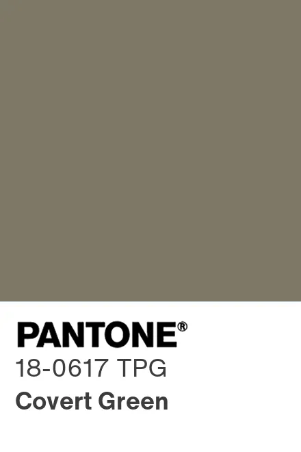 PANTONE 18-0617 TPG Covert Green - Pantone色号库|Pantone潘通中国官网