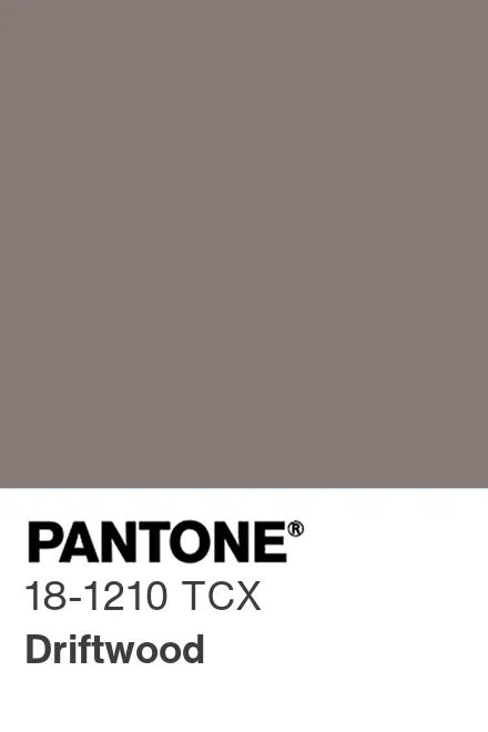 PANTONE 18-1210 TCX Driftwood - Pantone色号库|Pantone潘通中国官网