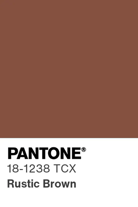 PANTONE 18-1238 TCX Rustic Brown - Pantone色号库|Pantone潘通中国官网