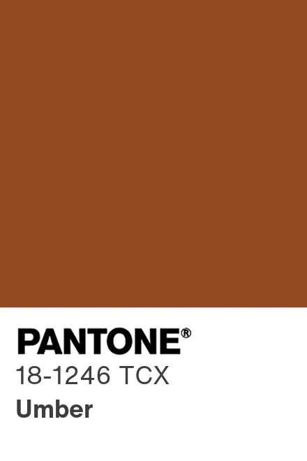 PANTONE 18-1246 TCX Umber - Pantone色号库|Pantone潘通中国官网