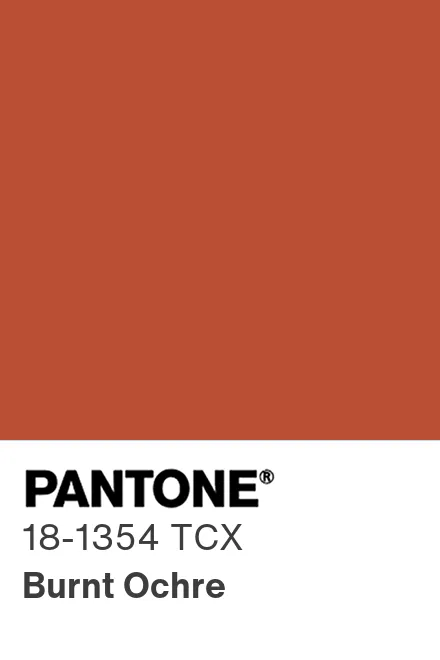 PANTONE 18-1354 TCX Burnt Ochre - Pantone色号库|Pantone潘通中国官网