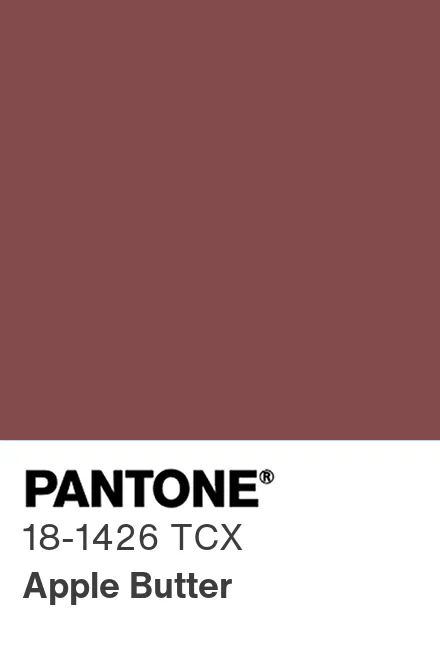 PANTONE 18-1426 TCX Apple Butter - Pantone色号库|Pantone潘通中国官网