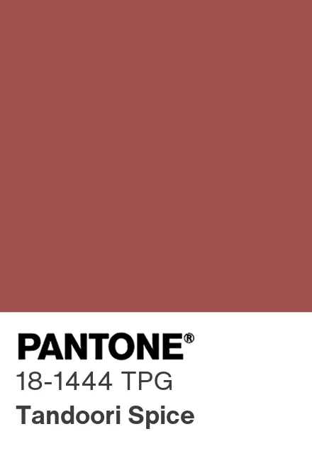 PANTONE 18-1444 TPG Tandoori Spice - Pantone色号库|Pantone潘通中国官网