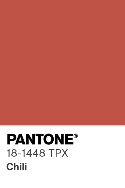 PANTONE 18-1448 TPG Chili - Pantone色号库|Pantone潘通中国官网