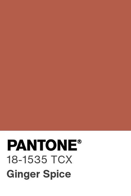 PANTONE 18-1535 TCX Ginger Spice - Pantone色号库|Pantone潘通中国官网