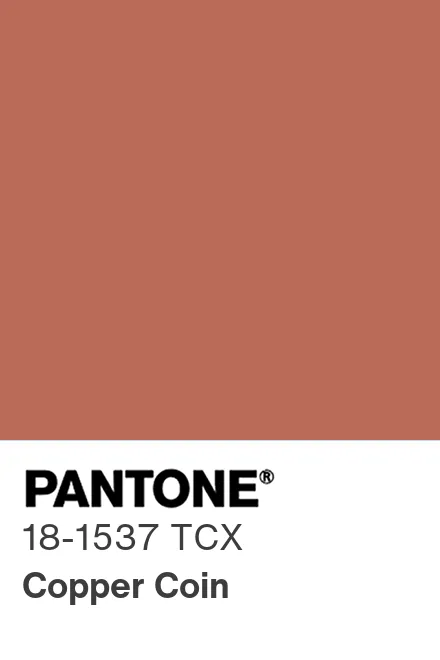 PANTONE 18-1537 TCX Copper Coin - Pantone色号库|Pantone潘通中国官网