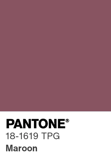 PANTONE 18-1619 TPG Maroon - Pantone色号库|Pantone潘通中国官网