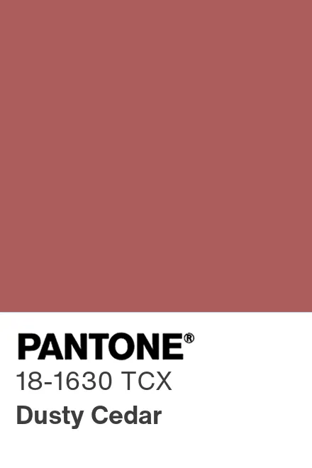 PANTONE 18-1630 TCX Dusty Cedar - Pantone色号库|Pantone潘通中国官网
