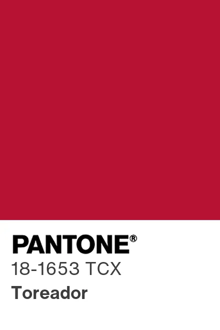 PANTONE 18-1653 TCX Toreador - Pantone色号库|Pantone潘通中国官网