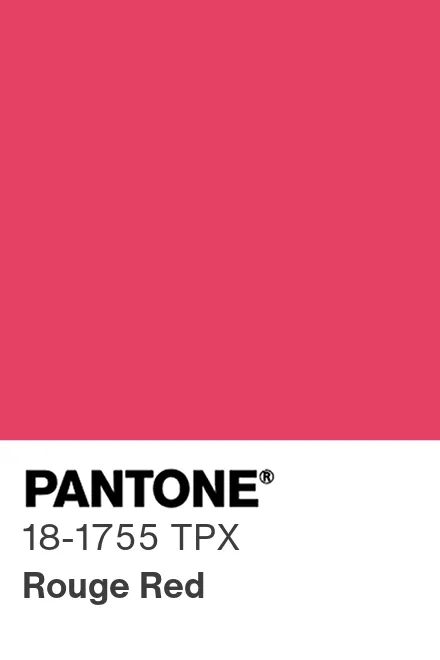 PANTONE 18-1755 TPG Rouge Red - Pantone色号库|Pantone潘通中国官网