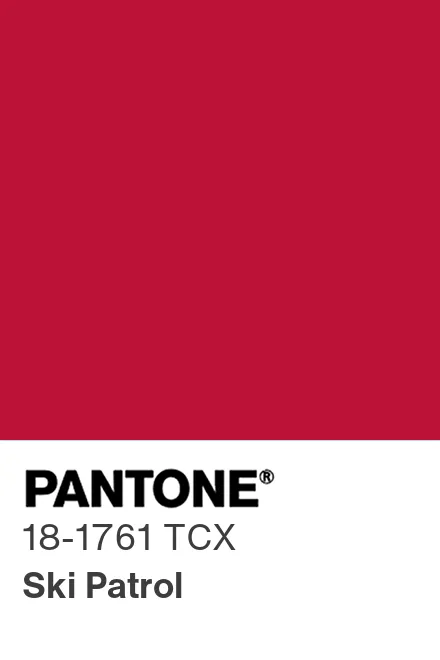 PANTONE 18-1761 TCX Ski Patrol - Pantone色号库|Pantone潘通中国官网