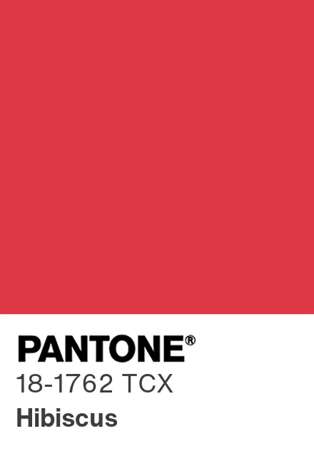 PANTONE 18-1762 TCX Hibiscus - Pantone色号库|Pantone潘通中国官网