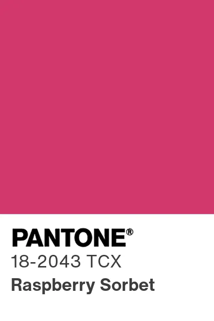 PANTONE 18-2043 TCX Raspberry Sorbet - Pantone色号库|Pantone潘通中国官网