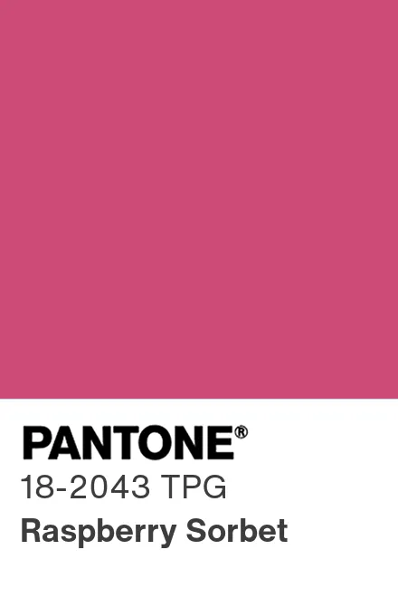 PANTONE 18-2043 TPG Raspberry Sorbet - Pantone色号库|Pantone潘通中国官网