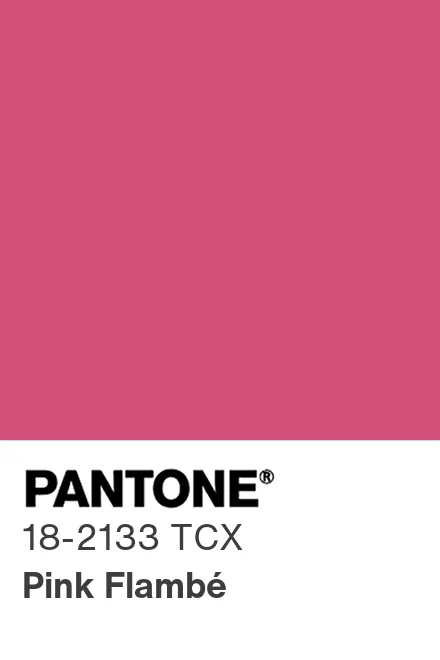 PANTONE 18-2133 TCX Pink Flambé - Pantone色号库|Pantone潘通中国官网