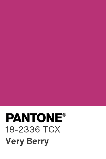 PANTONE 18-2336 TCX Very Berry - Pantone色号库|Pantone潘通中国官网