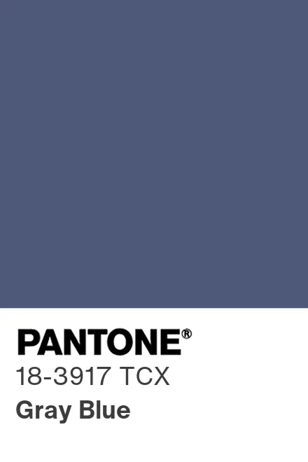 PANTONE 18-3917 TCX Gray Blue - Pantone色号库|Pantone潘通中国官网