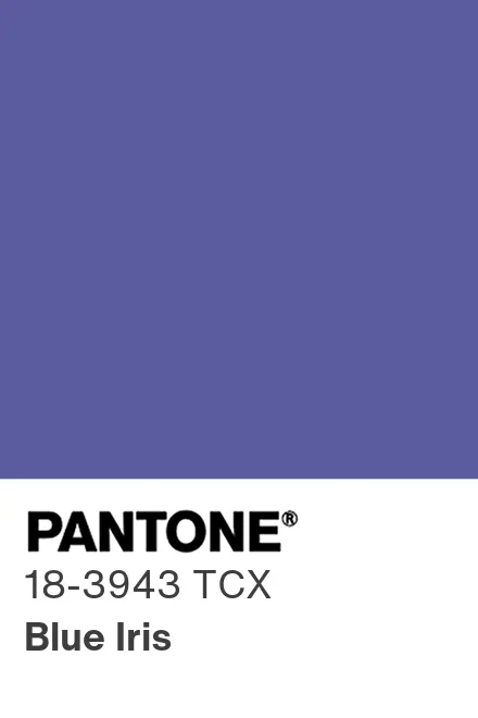 PANTONE 18-3943 TCX Blue Iris - Pantone色号库|Pantone潘通中国官网
