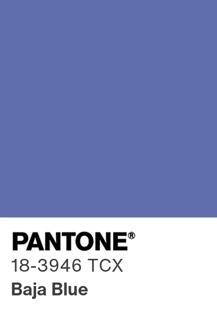 PANTONE 18-3946 TCX Baja Blue - Pantone色号库|Pantone潘通中国官网