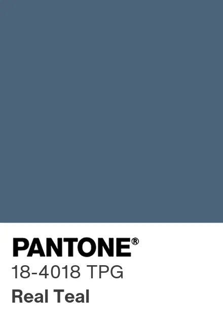 PANTONE 18-4018 TPG Real Teal - Pantone色号库|Pantone潘通中国官网