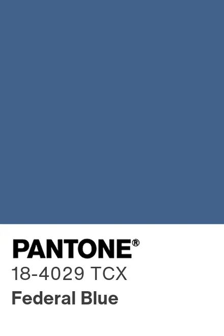 PANTONE 18-4029 TCX Federal Blue - Pantone色号库|Pantone潘通中国官网