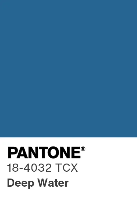 PANTONE 18-4032 TCX Deep Water - Pantone色号库|Pantone潘通中国官网