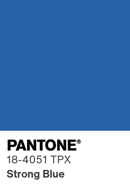 PANTONE 18-4051 TPG Strong Blue - Pantone色号库|Pantone潘通中国官网
