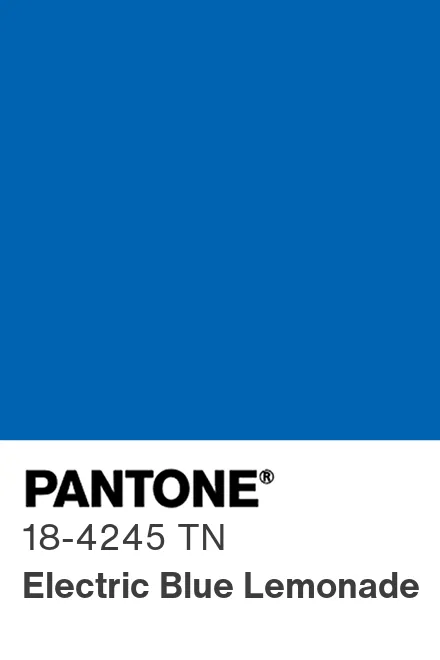 PANTONE 18-4245 TN Electric Blue Lemonade - Pantone色号库|Pantone潘通中国官网