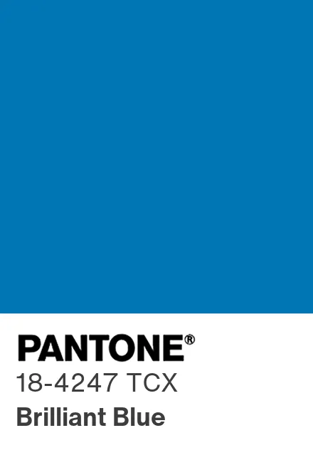 PANTONE 18-4247 TCX Brilliant Blue - Pantone色号库|Pantone潘通中国官网