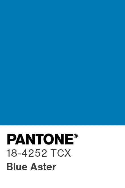 PANTONE 18-4252 TCX Blue Aster - Pantone色号库|Pantone潘通中国官网