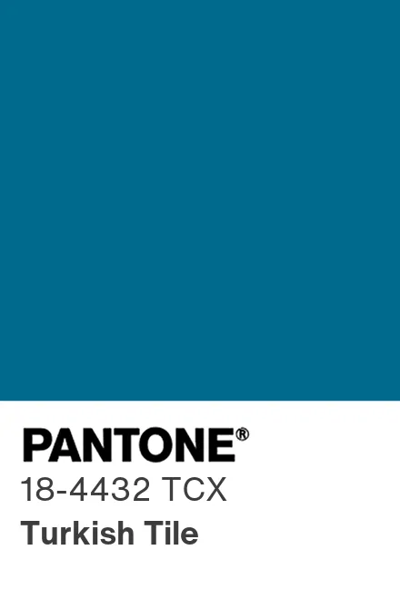 PANTONE 18-4432 TCX Turkish Tile - Pantone色号库|Pantone潘通中国官网