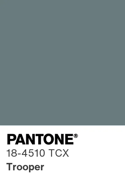 PANTONE 18-4510 TCX Trooper - Pantone色号库|Pantone潘通中国官网