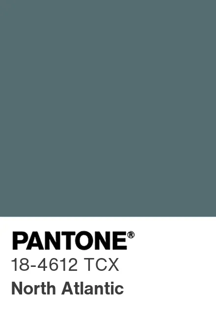 PANTONE 18-4612 TCX North Atlantic - Pantone色号库|Pantone潘通中国官网